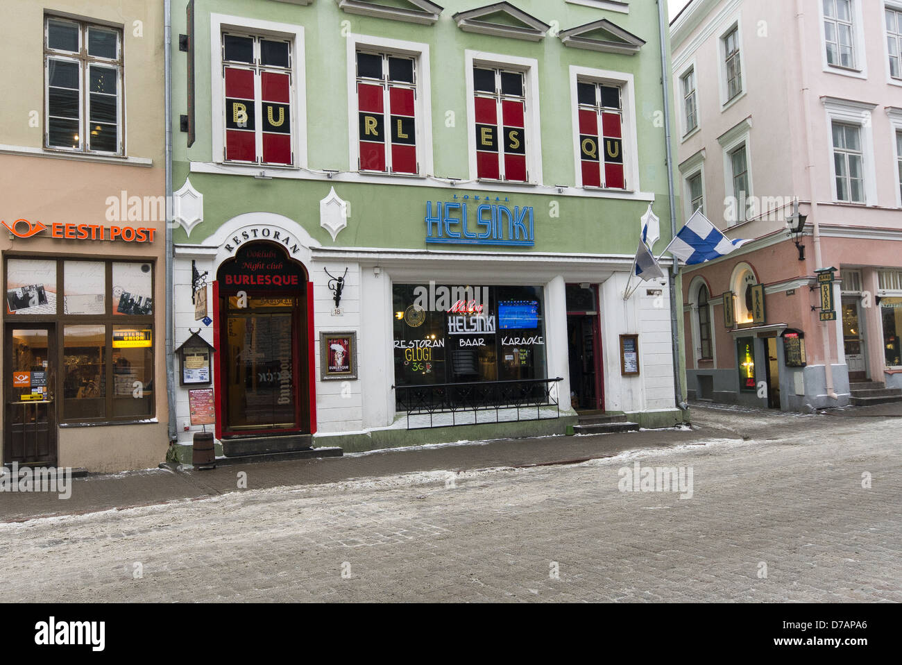 The Helsinki Bar in Tallin, Estonia Stock Photo - Alamy