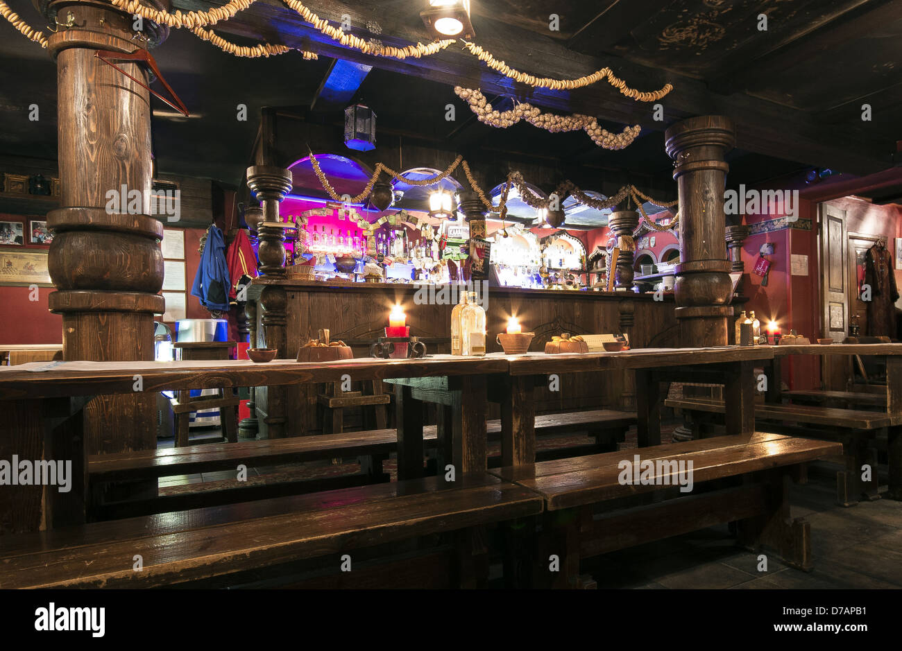 Bar interior at the Market Square in Tallinn town centre Estonia Stock ...