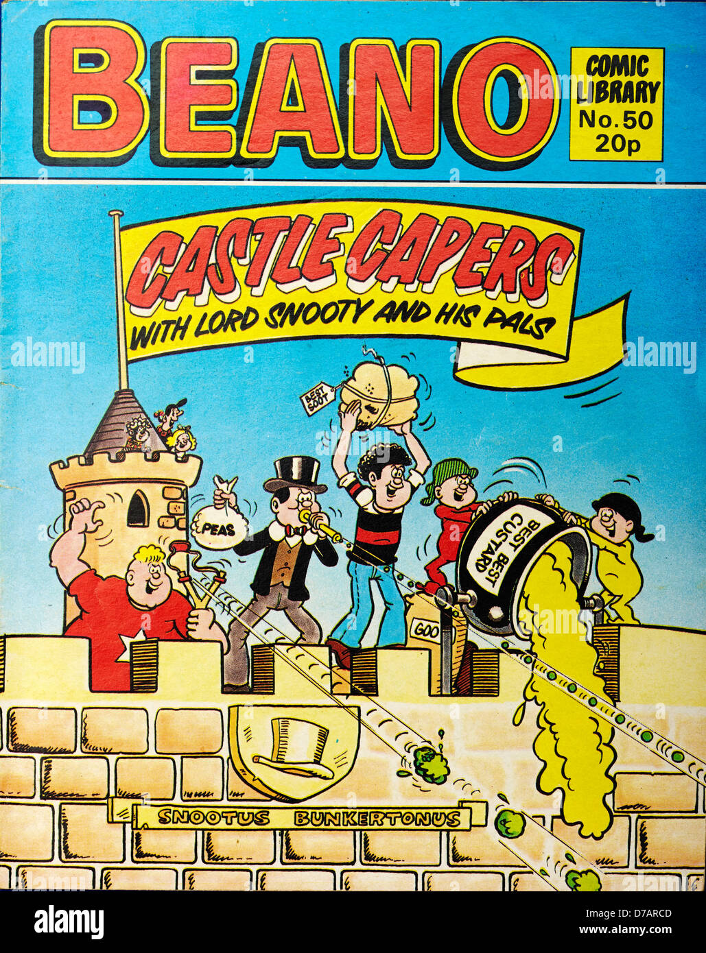 The Beano Comic magazine (Comic Library Stock Photo - Alamy