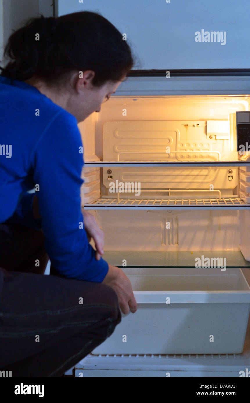 Empty Fridge No Food High Resolution Stock Photography and Images - Alamy
