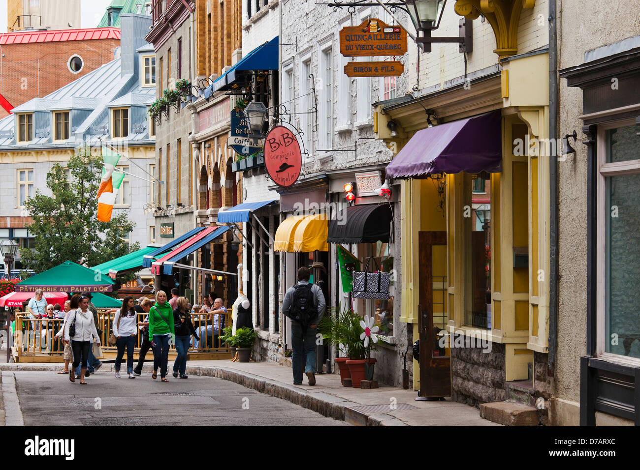 Quebec city landmarks day hi-res stock photography and images - Alamy