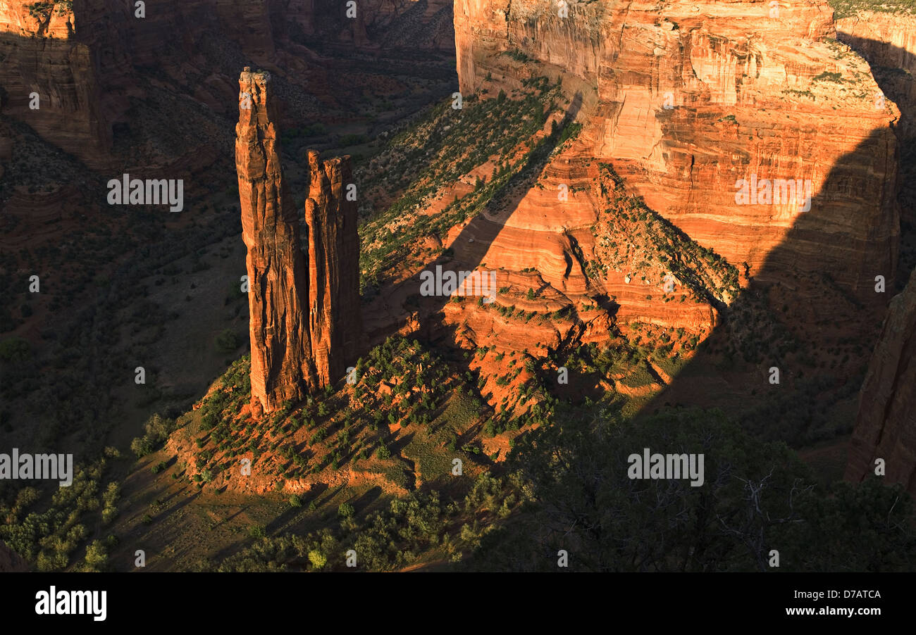 Spider Rock Canyon De Chelly;Arizona United States Of America Stock ...