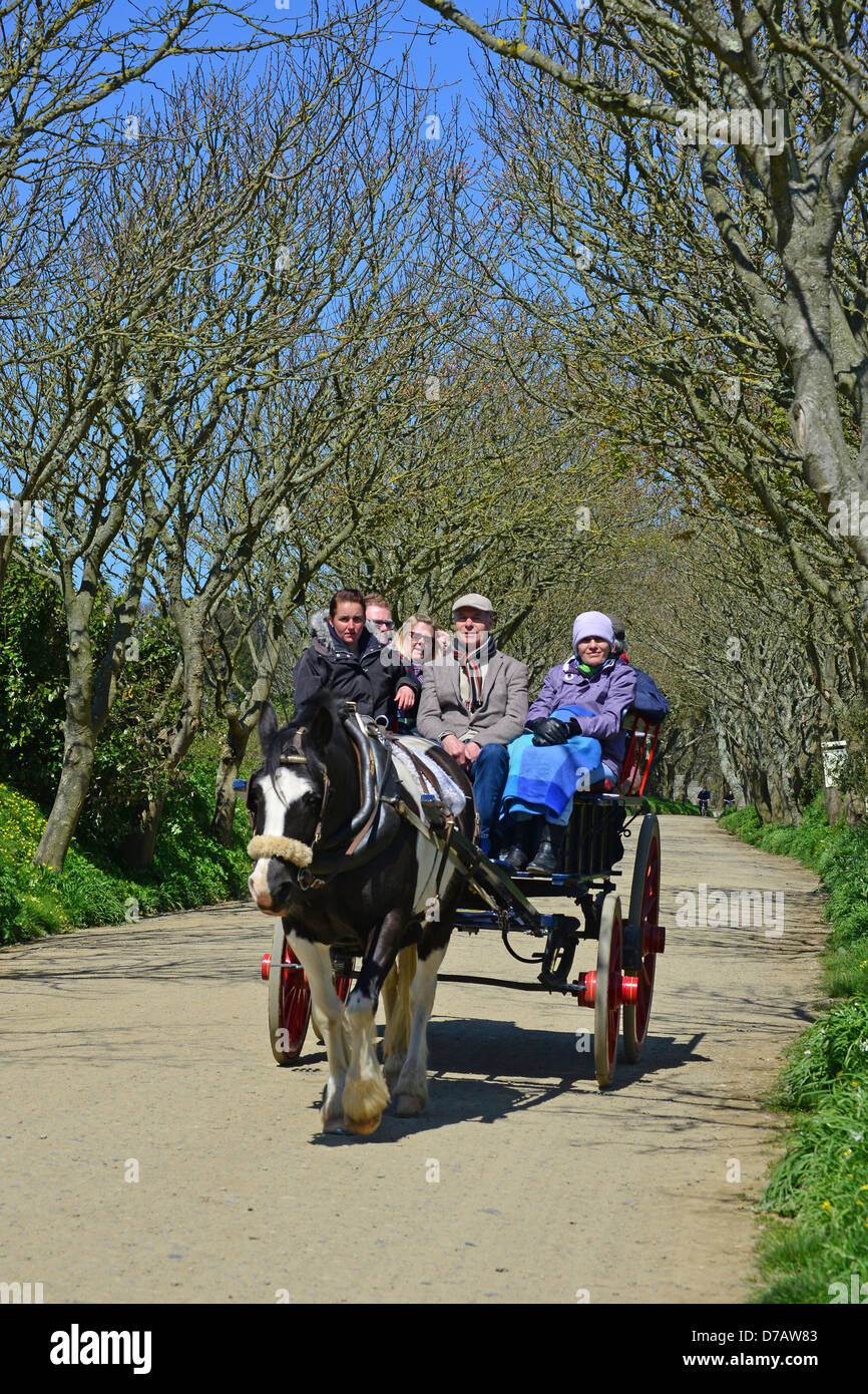 Horse drawn carriage sark island hi-res stock photography and images ...
