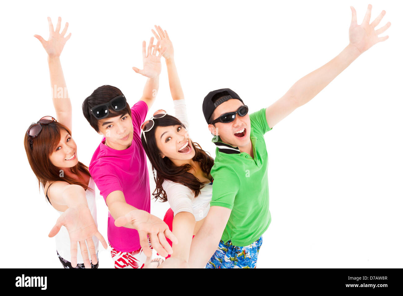 Together young people hi-res stock photography and images - Alamy