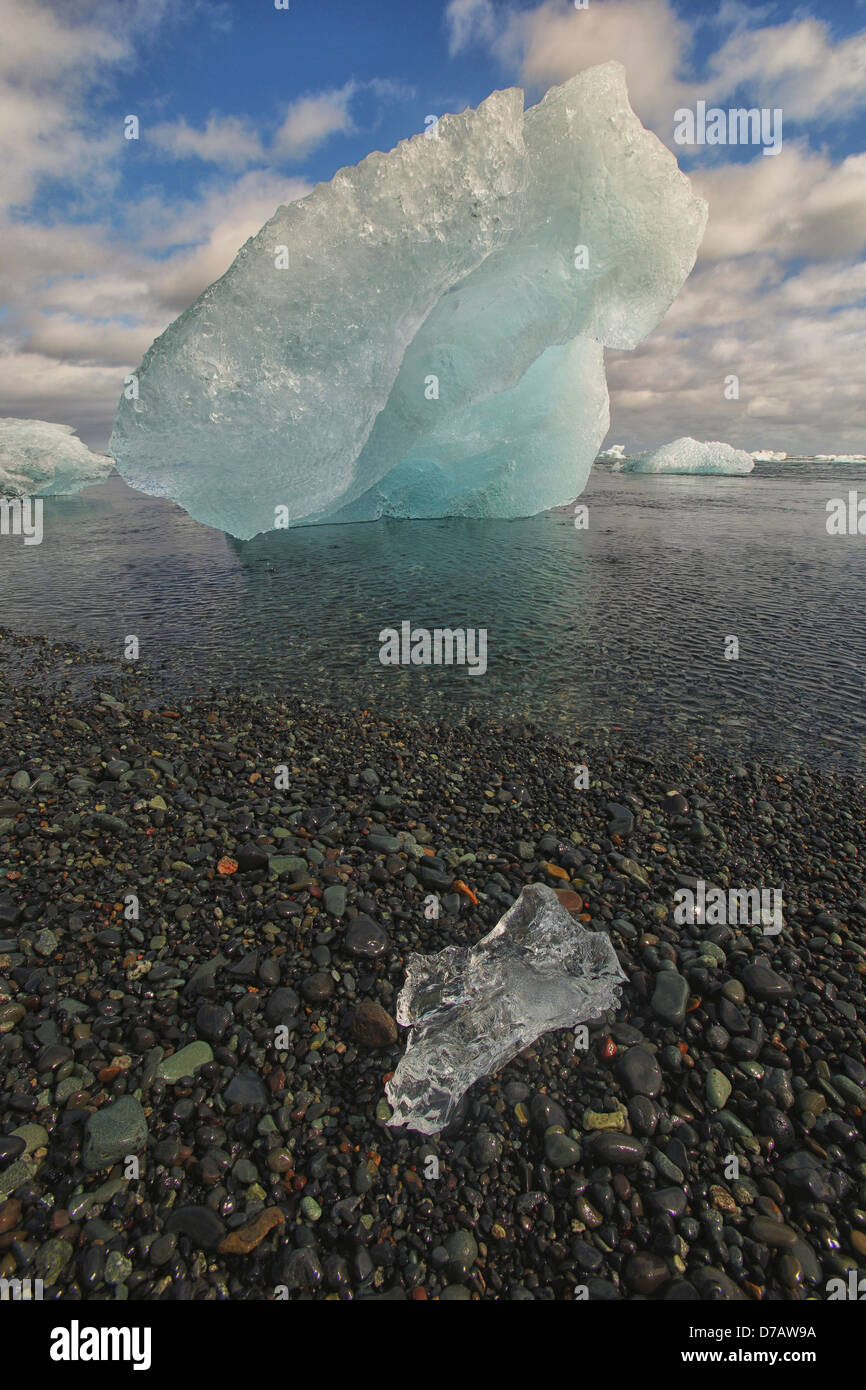 Coastal iceberg in the atlantic ocean; iceland Stock Photo - Alamy