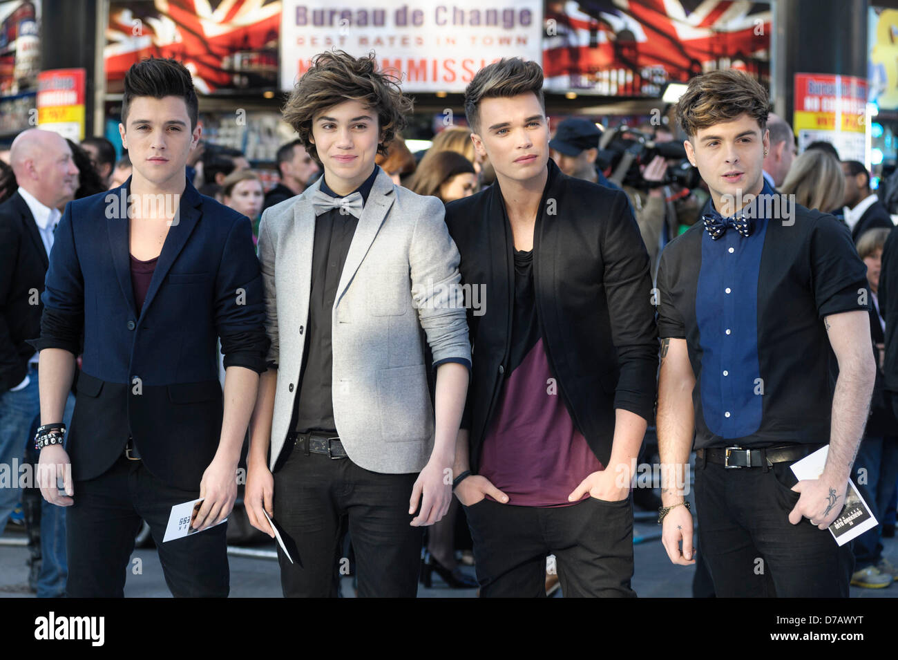 UnionJ attends the International Premiere of Star Trek Into Darkness on ...