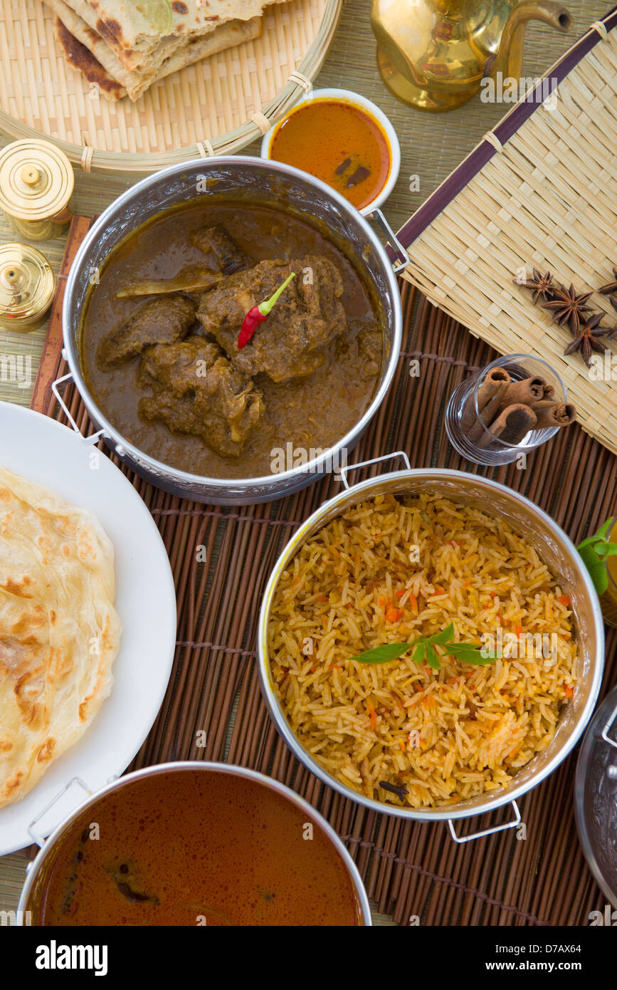 Biryani rice briyani curry hi-res stock photography and images - Alamy