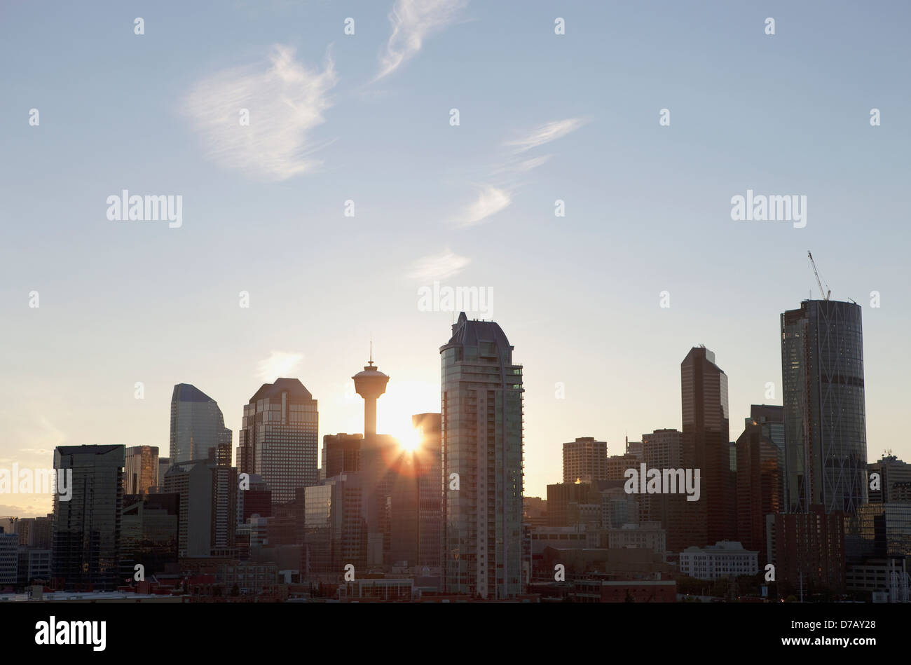 Calgary Downtown Skyline High Rises Skyscrapers Office Towers Tower ...