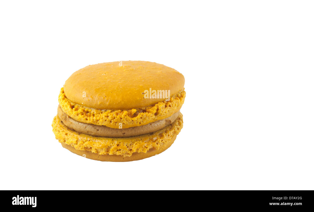 Macaron white background Cut Out Stock Images & Pictures - Alamy