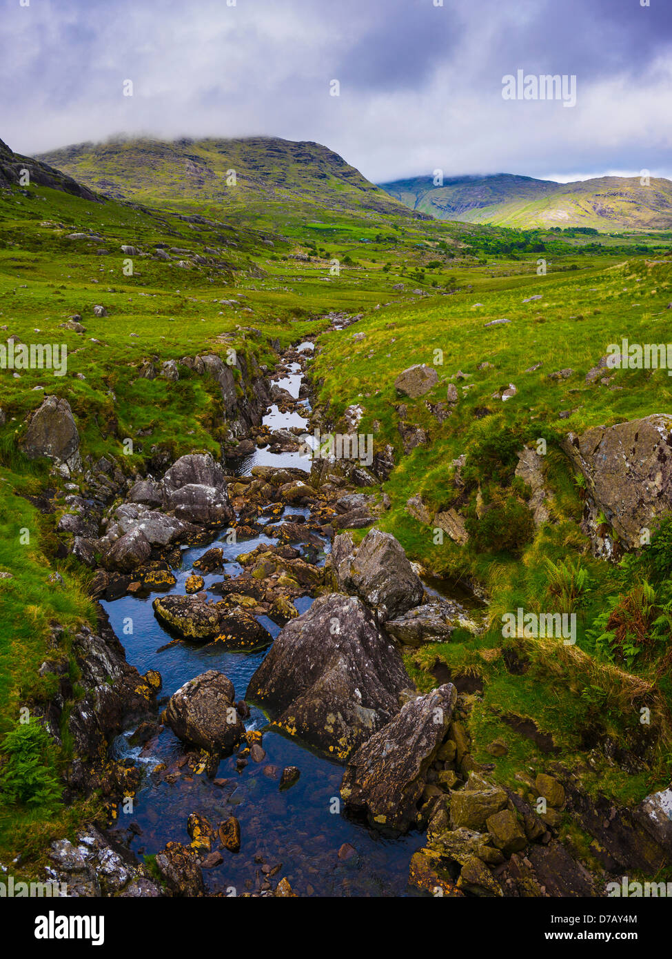 A Stream In Beara Peninsula;Ireland Stock Photo - Alamy
