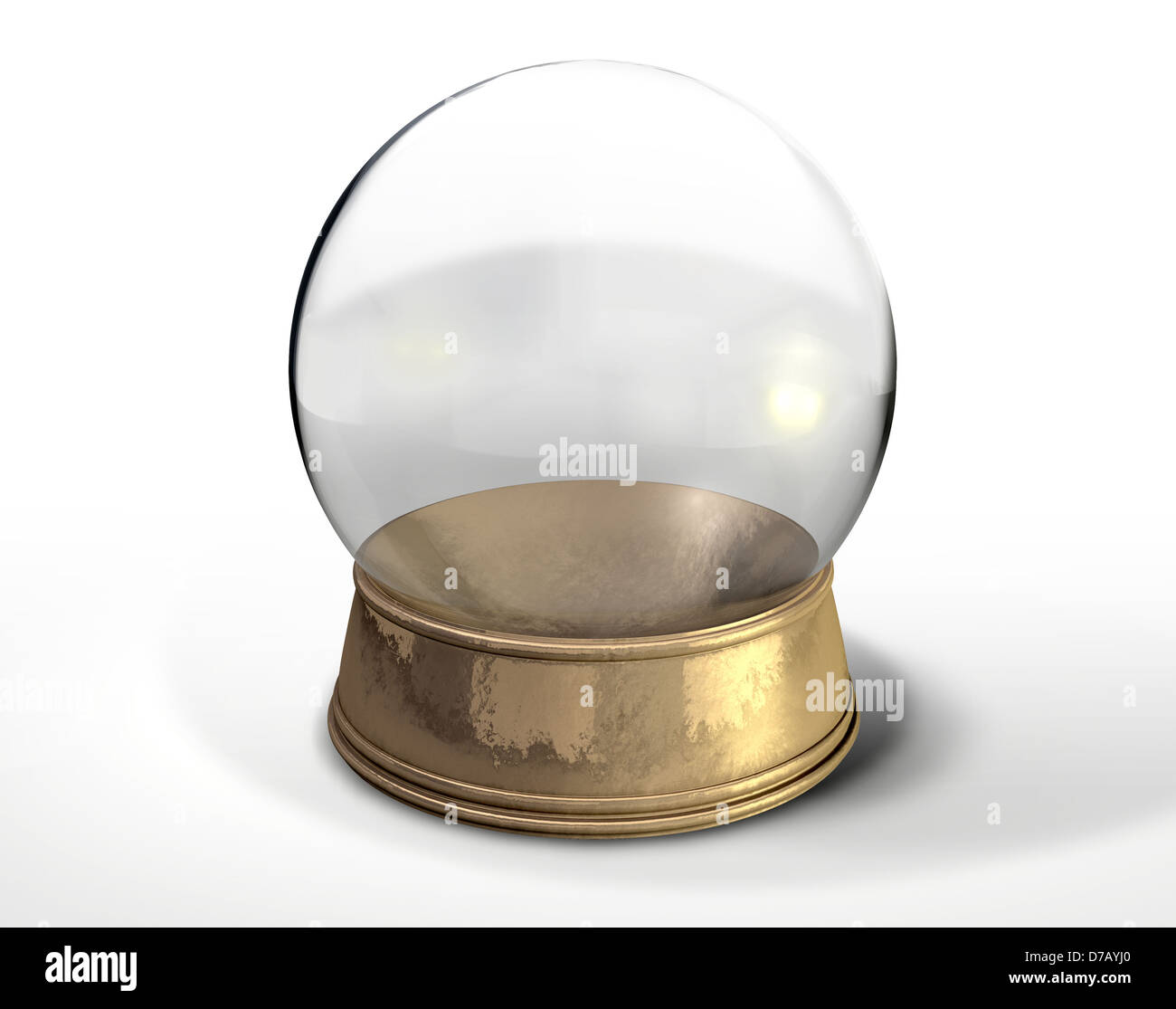 Empty Real Snow Globe