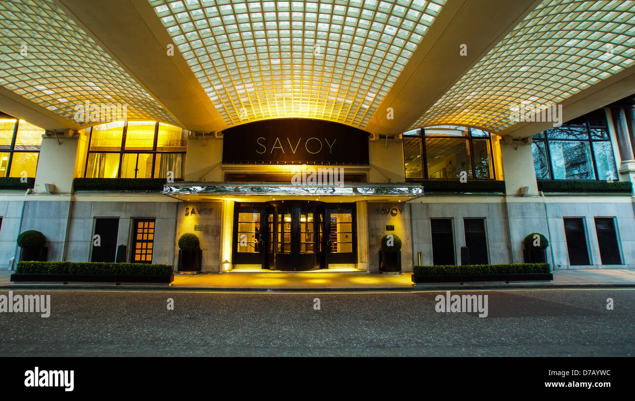 The Savoy Hotel Stock Photo - Alamy