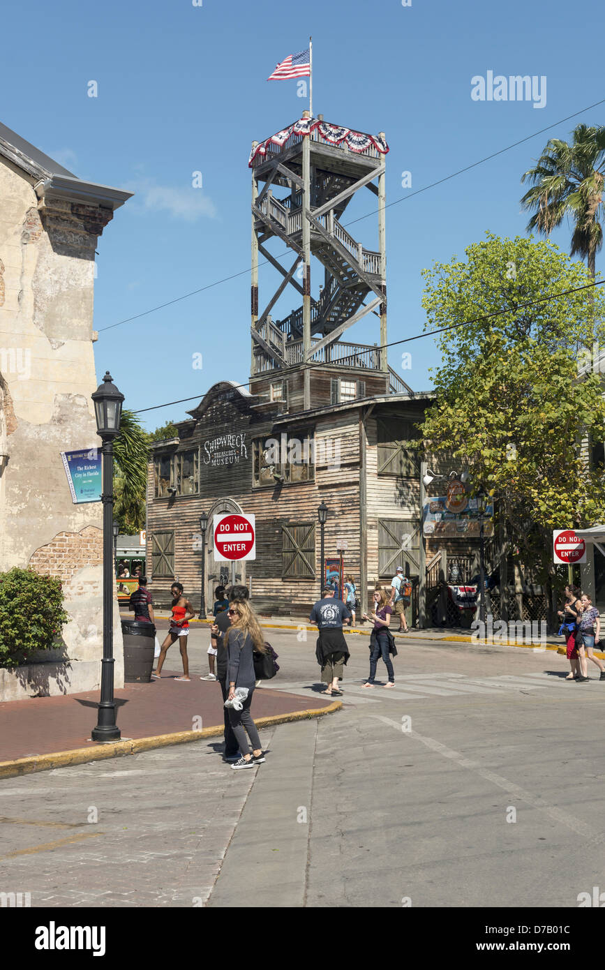 Custom Shipwreck Treasures Museum, Key West, Florida, USA Stock Photo ...