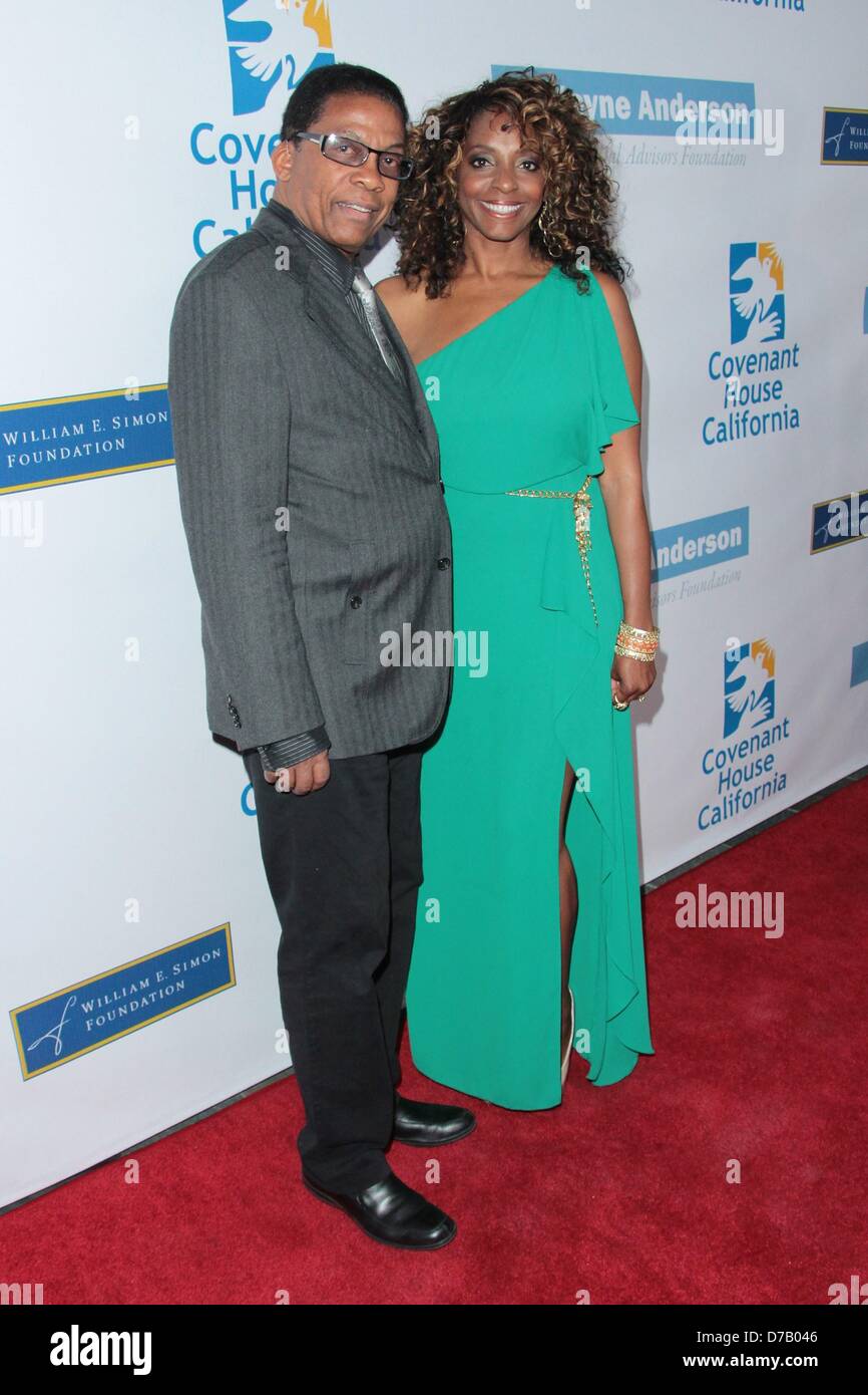 Los Angeles, California, U.S. May 2, 2013. Herbie Hancock, Kandace ...