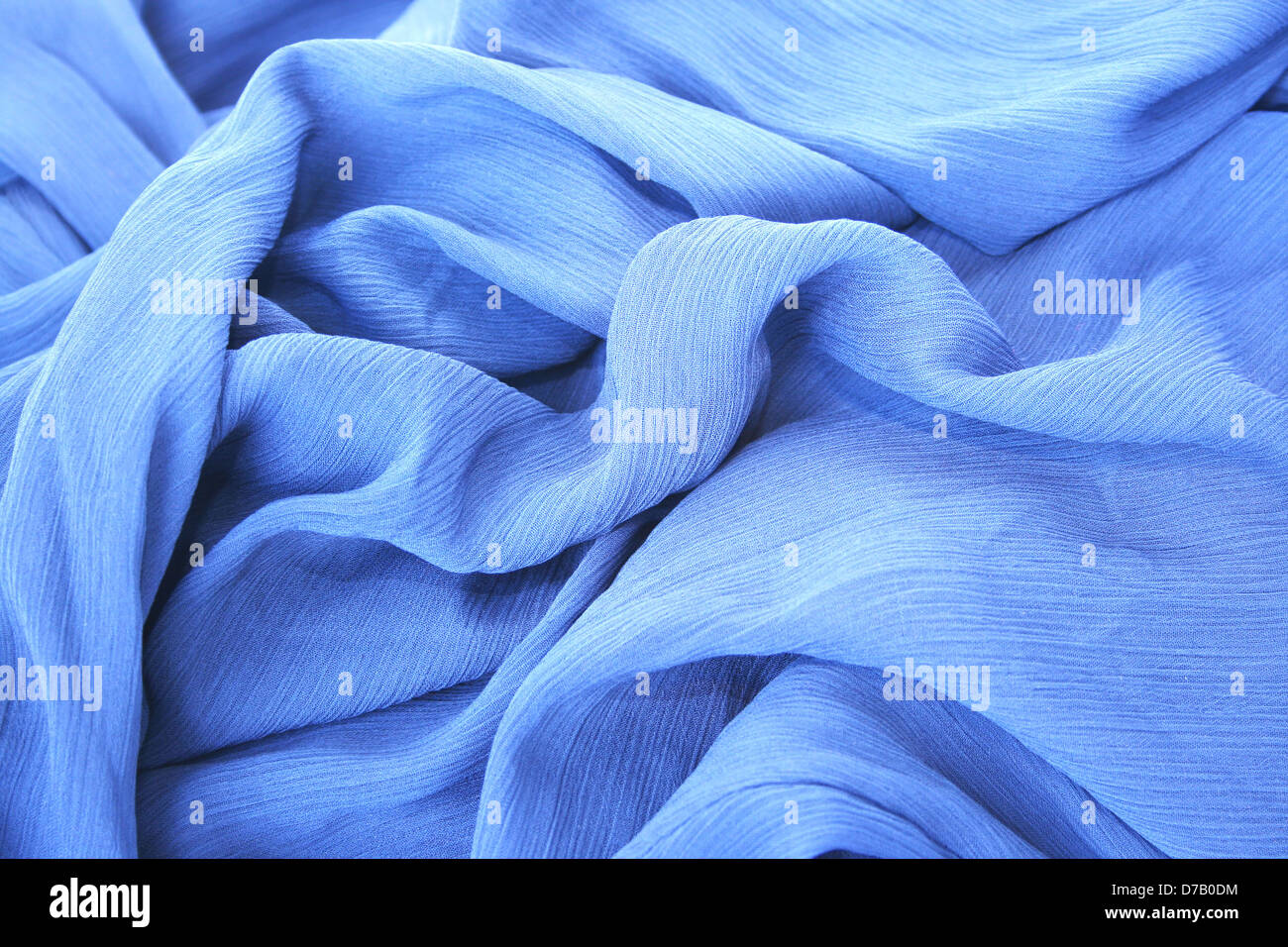 Blue fabric as a background Stock Photo - Alamy