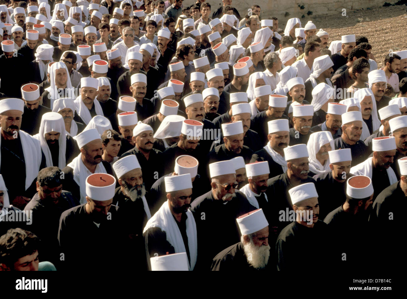 Druze men in julis Stock Photo - Alamy