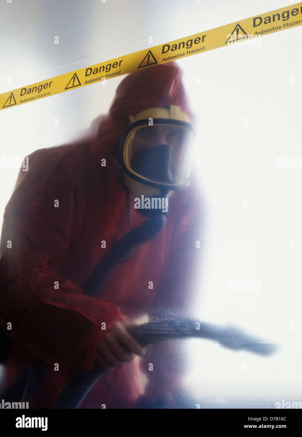 Asbestos removal worker, UK Stock Photo - Alamy