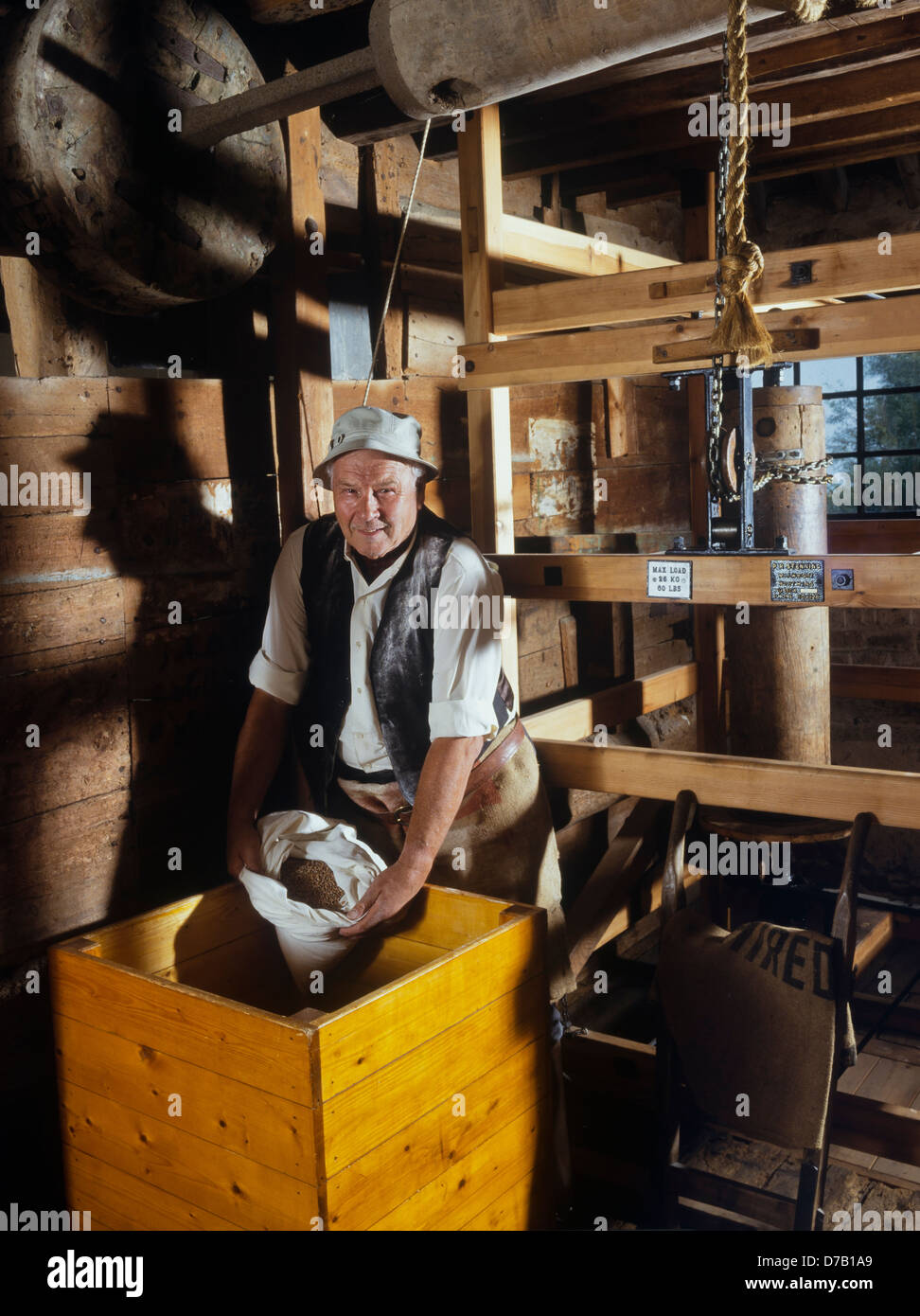 Flour miller portrait hi-res stock photography and images - Alamy