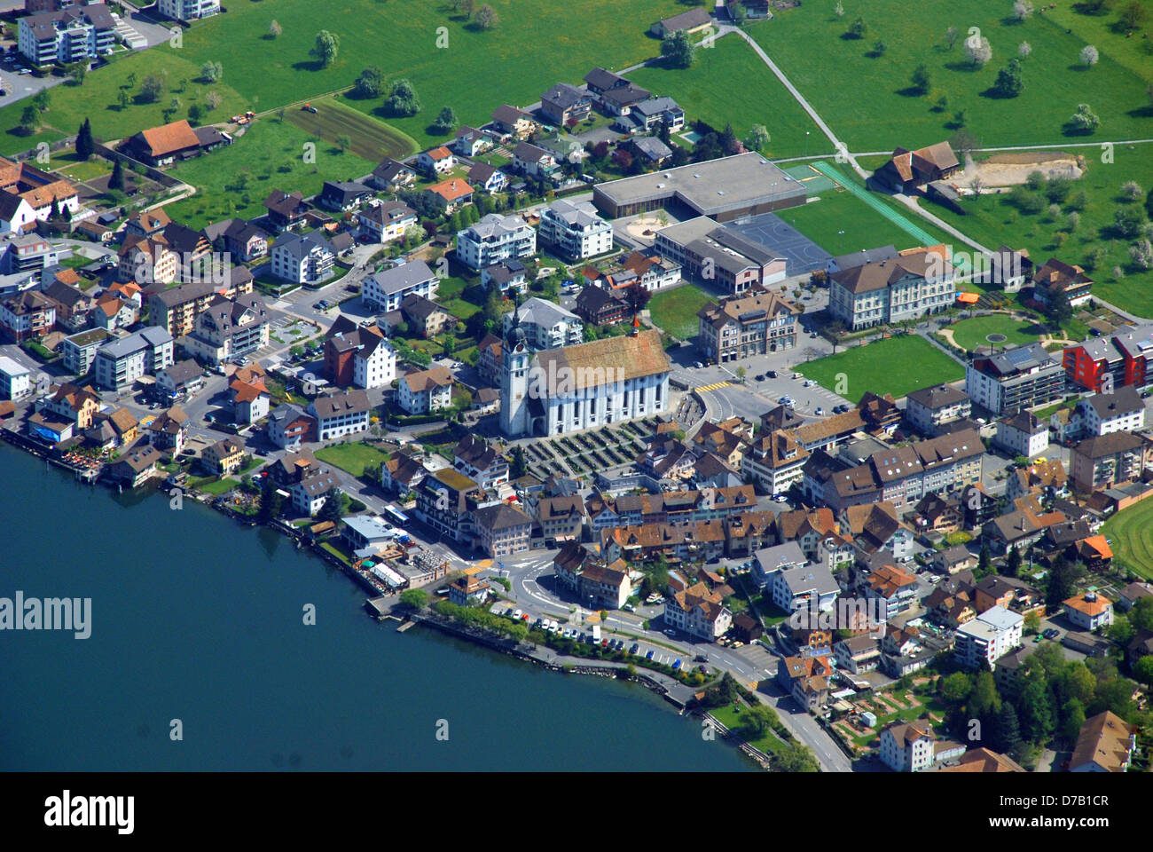 Arth town on lake zug hi-res stock photography and images - Alamy