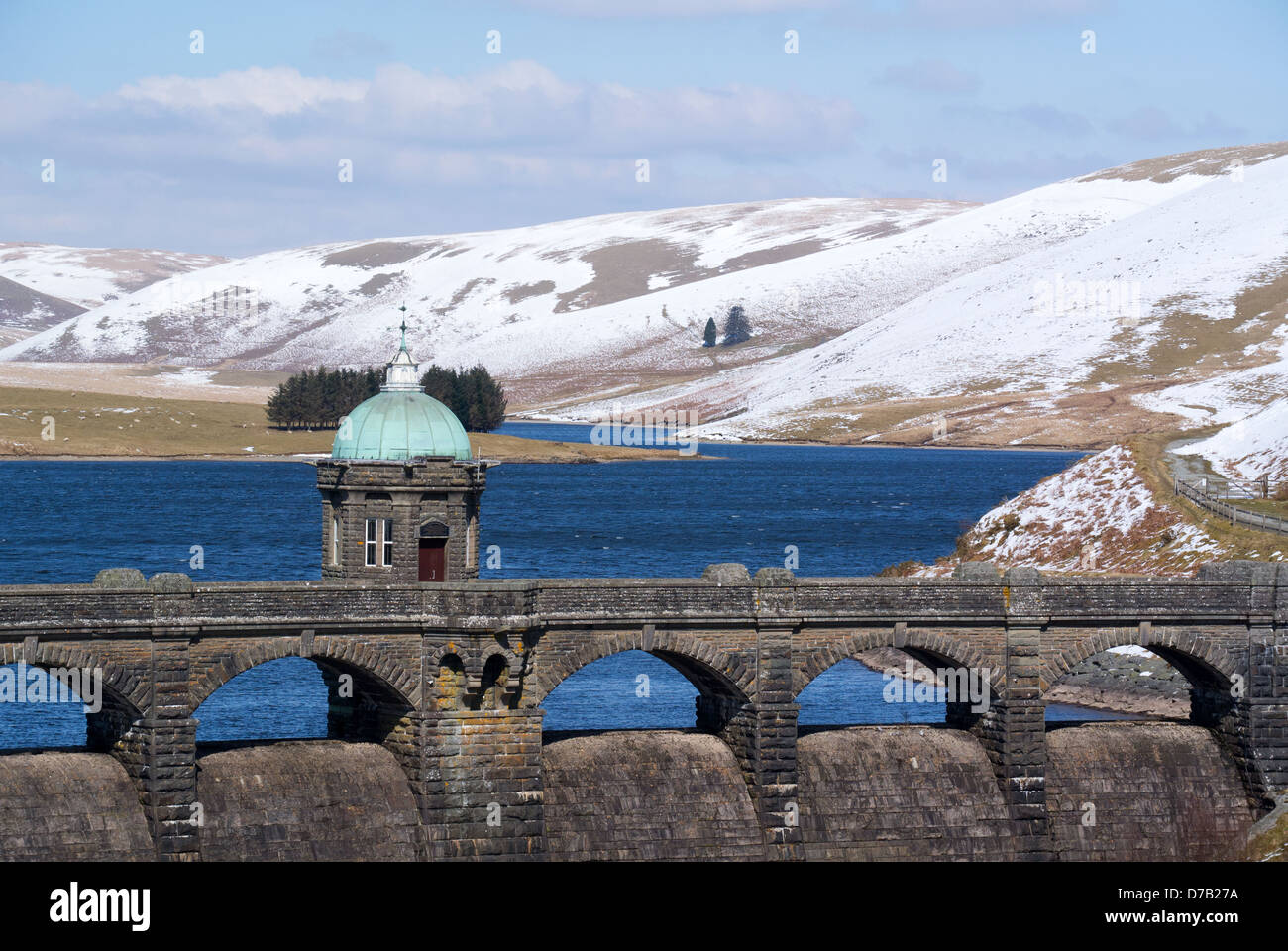Craig Goch reservoir dam, Elan Valley, Wales UK Stock Photo - Alamy