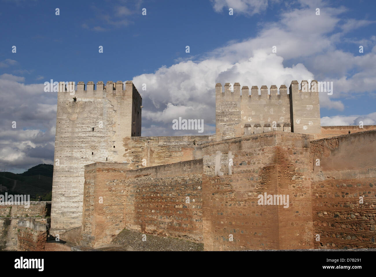 The towers of the alcazaba hi-res stock photography and images - Alamy