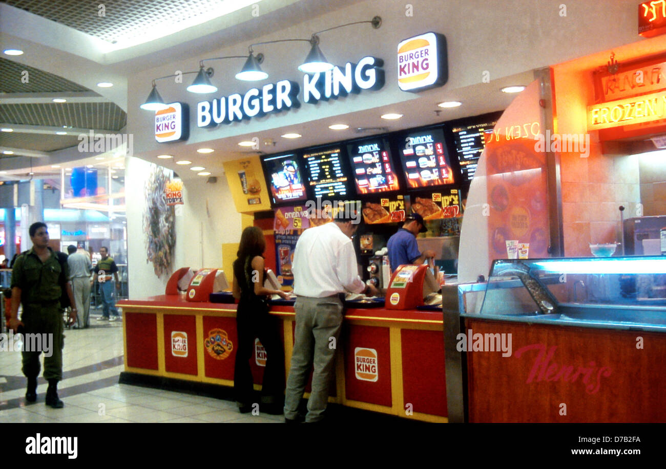 burger king fast food restaurant Stock Photo - Alamy