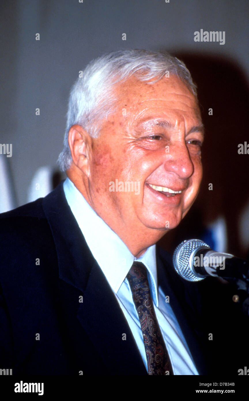 Ariel (Arik) Sharon Stock Photo - Alamy