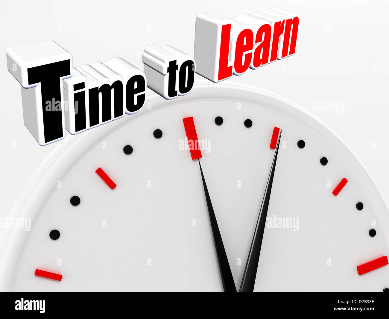 Time to Learn Stock Photo - Alamy