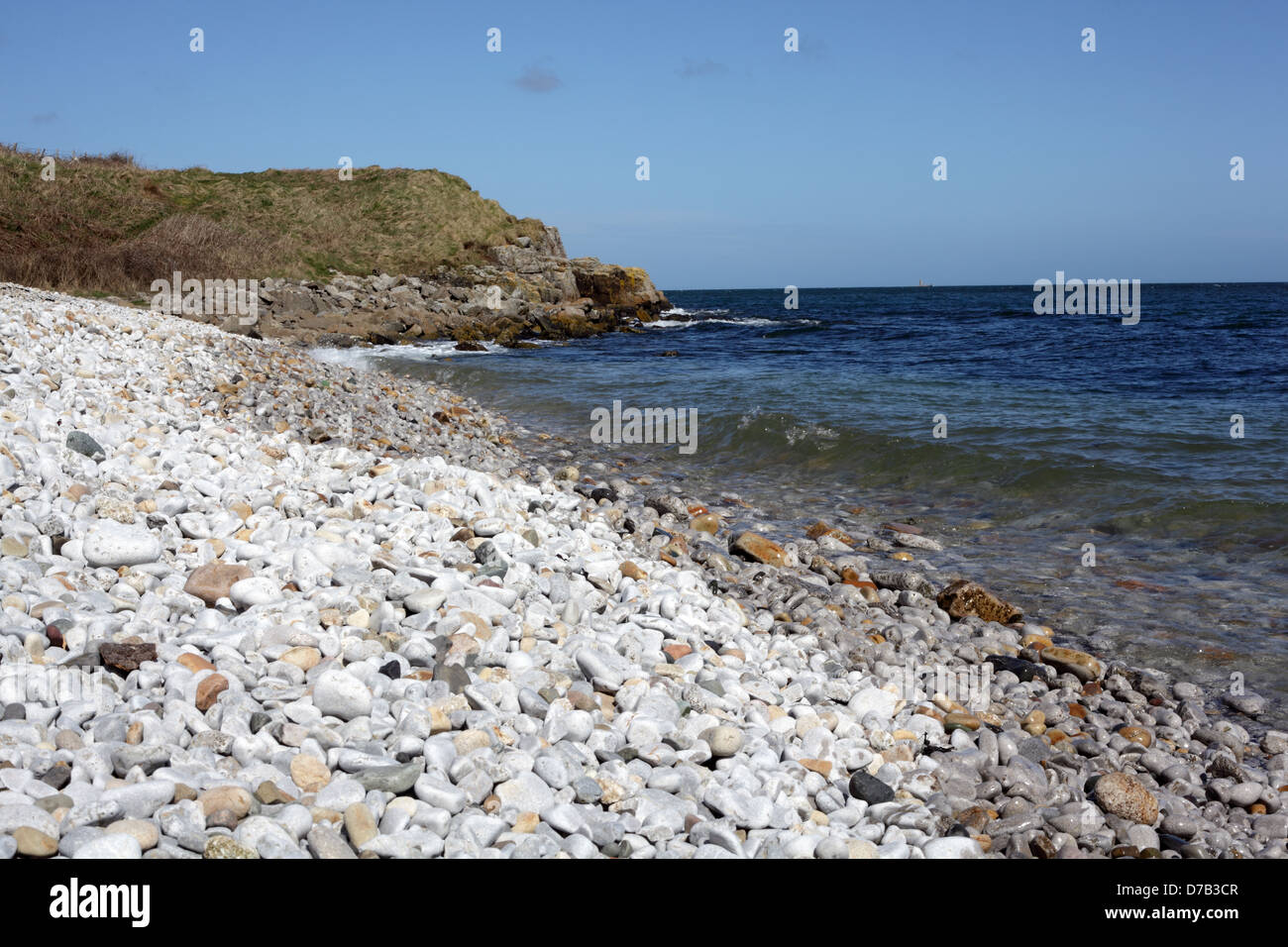 The coastal path, Moelfre Bay area, Anglesey, North Wales, April 2013 ...