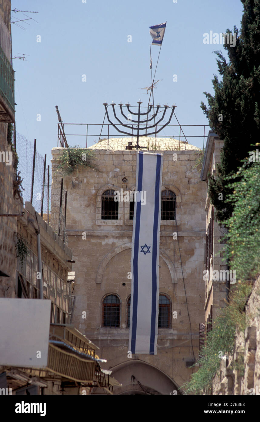 building owned by jews at the moslem quarter in the old city of ...