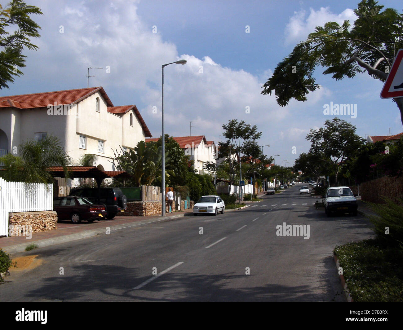 givat alonim suburb of kfar yona (2001 Stock Photo - Alamy