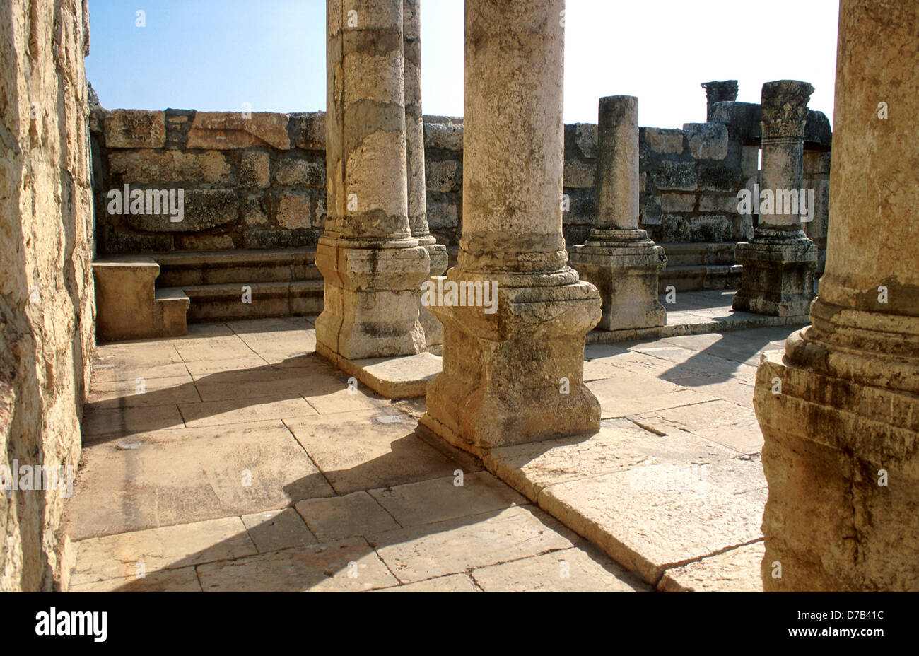 synagogue at capernaum Stock Photo - Alamy