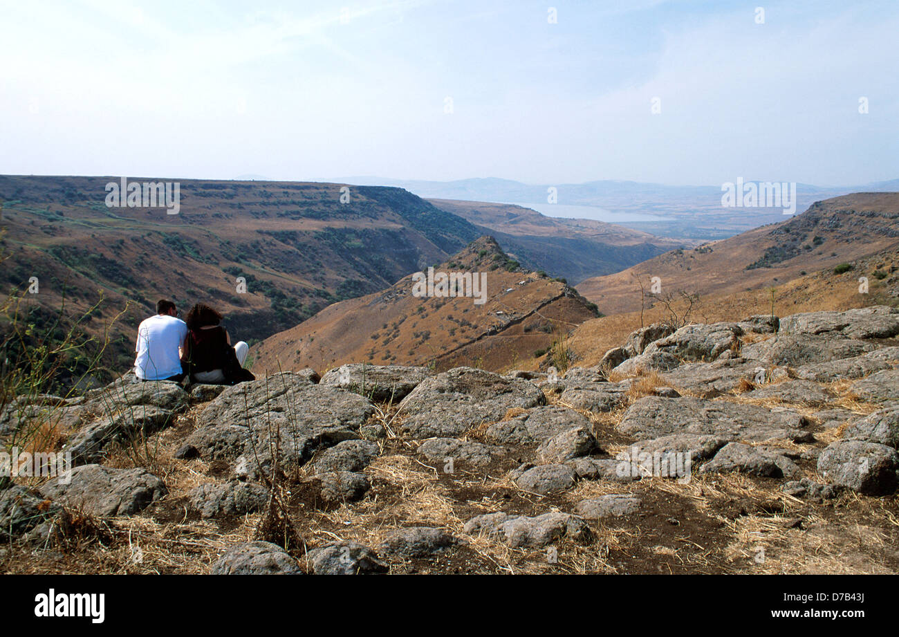 view of gamla, golan Stock Photo - Alamy