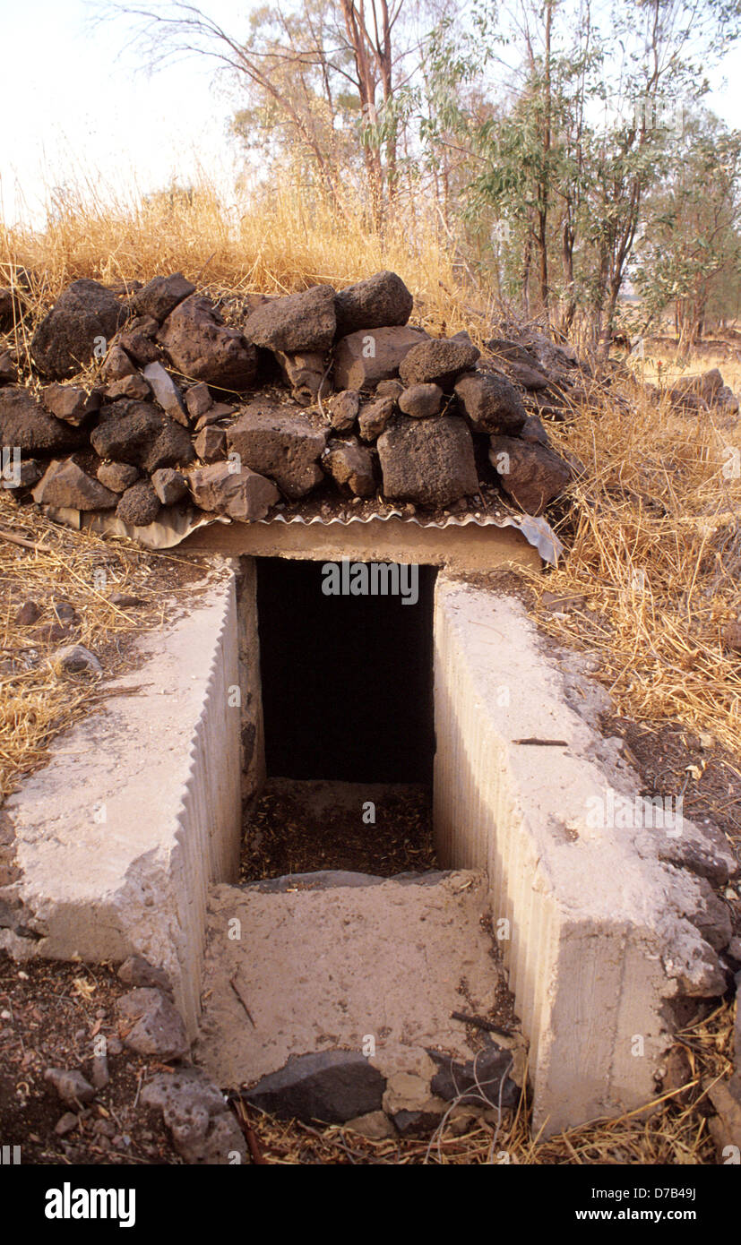 syrian bunker in mitzpe gadot in the golan heights Stock Photo - Alamy