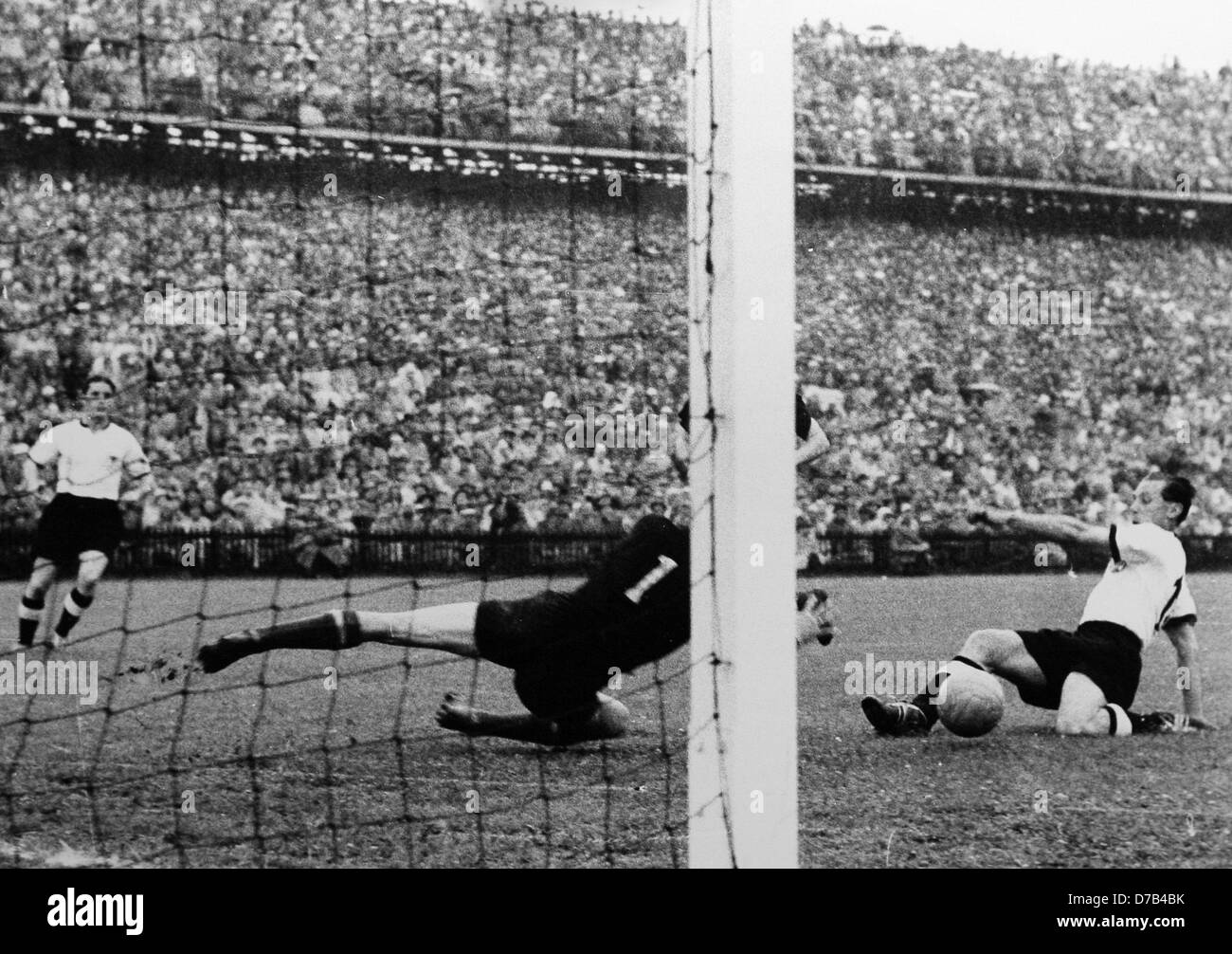 Scene of the final match of the world championship 1954 on the 4th of ...