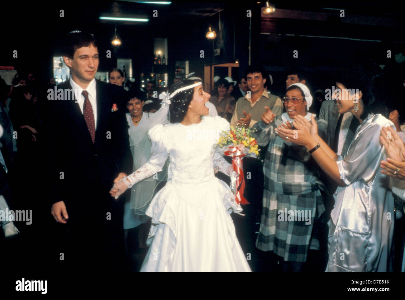 Bride and Groom Arriving at Their wedding Stock Photo - Alamy