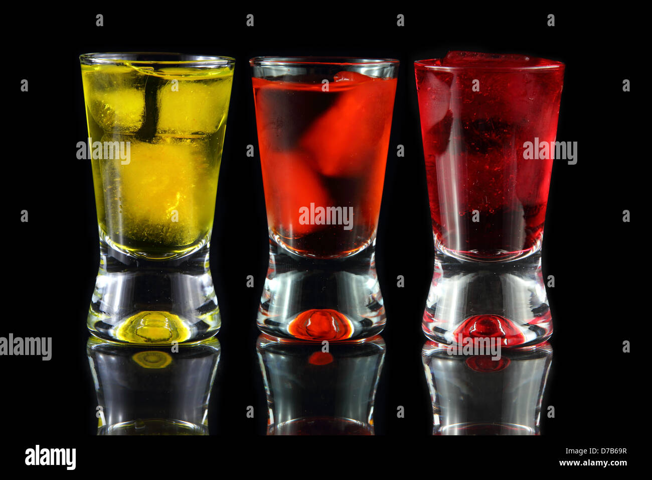yellow, orange and red shots Stock Photo - Alamy
