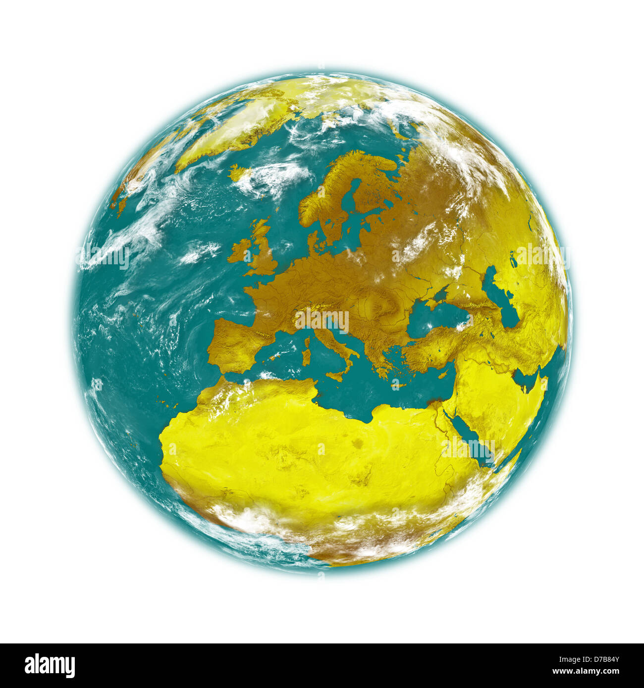 Nasa europe map continent hi-res stock photography and images - Alamy