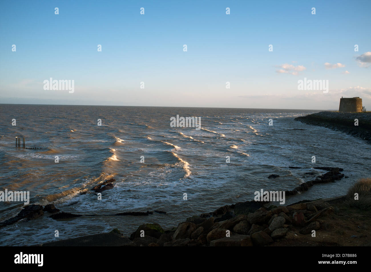 North Sea coast UK Stock Photo - Alamy