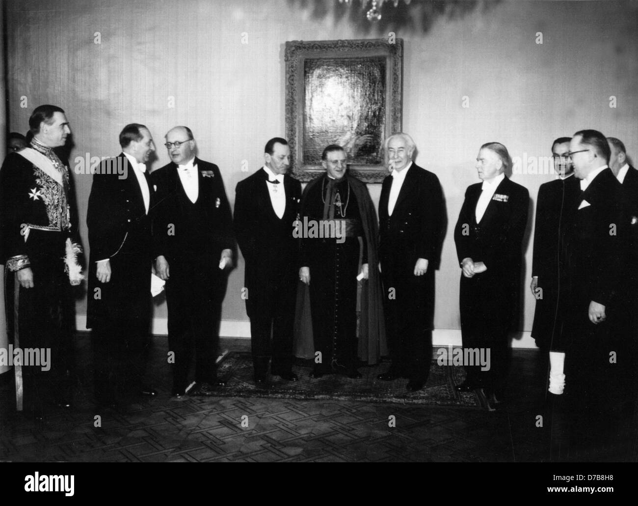 Ambassadors and delegates of eight nations, who will take up again ...