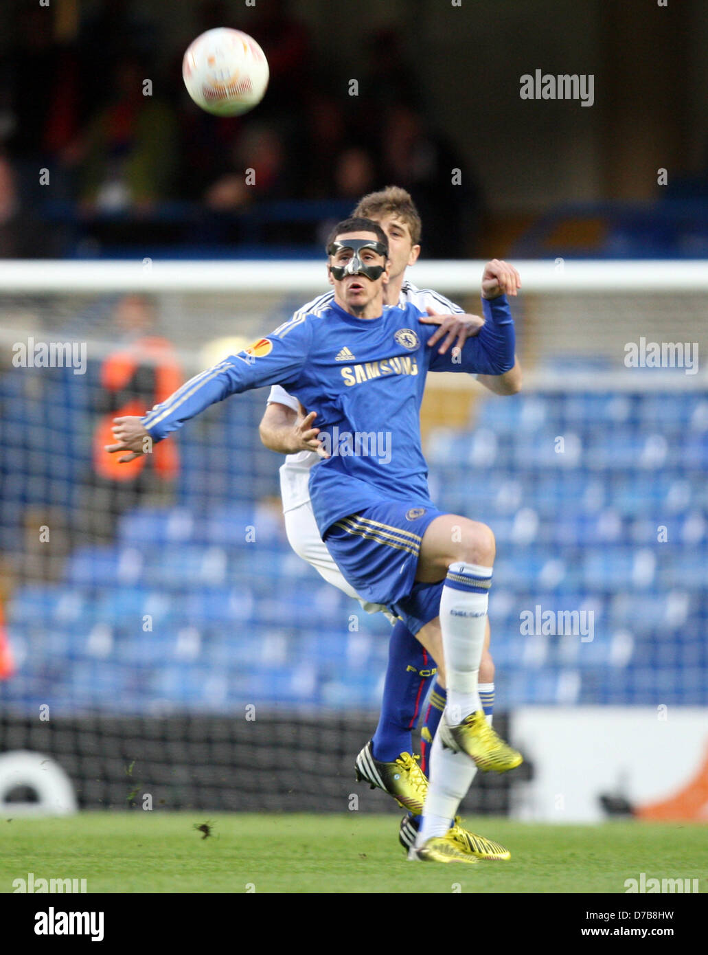 London,UK. 2nd May 2013. Fernando Torres of Chelsea during the Europa ...