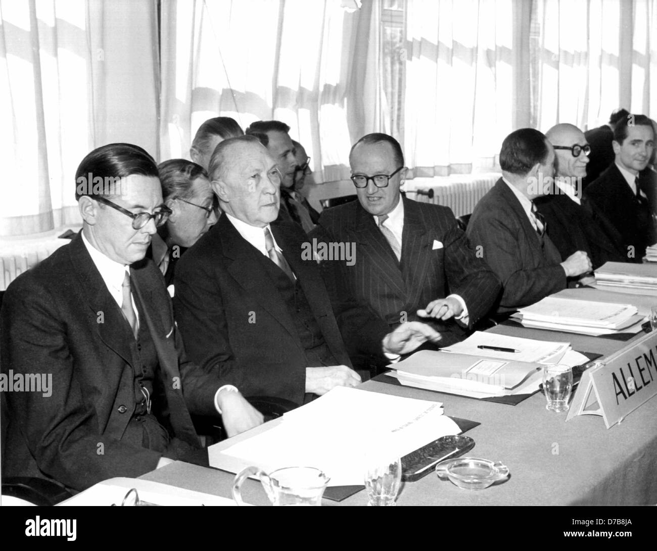 Walter hallstein hi-res stock photography and images - Alamy