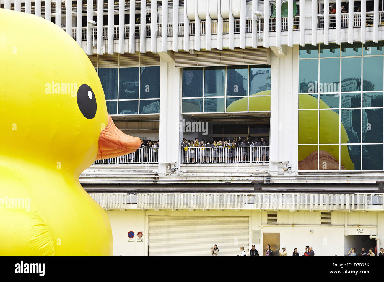 Rubber Duck World Tour Exhibition was held in Hong Kong, China on ...