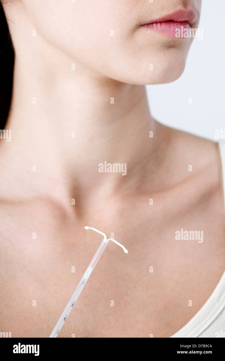 Contraception iud woman hi-res stock photography and images - Alamy
