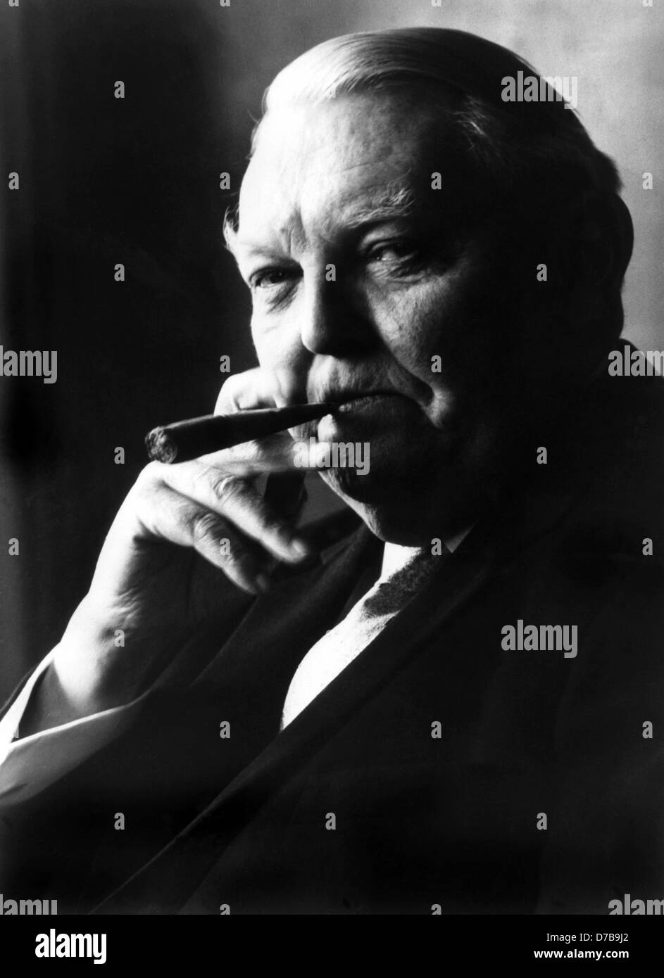 German chancellor ludwig erhard Black and White Stock Photos & Images ...
