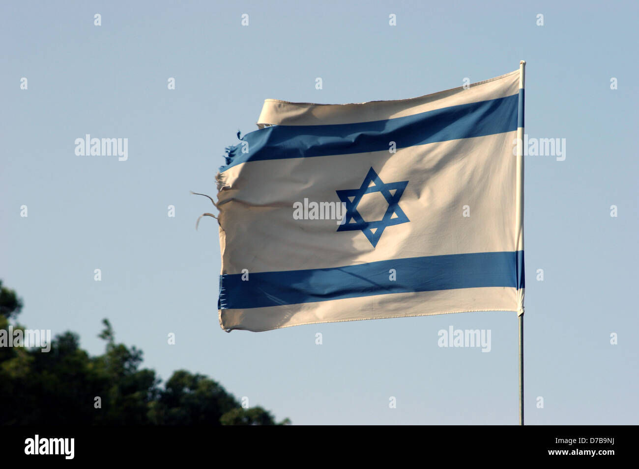 the flag of israel Stock Photo - Alamy