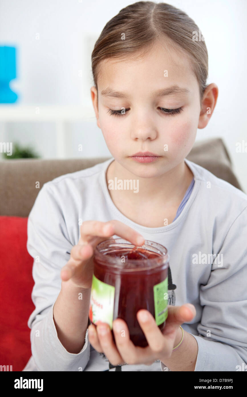 Child snack greedy hi-res stock photography and images - Alamy