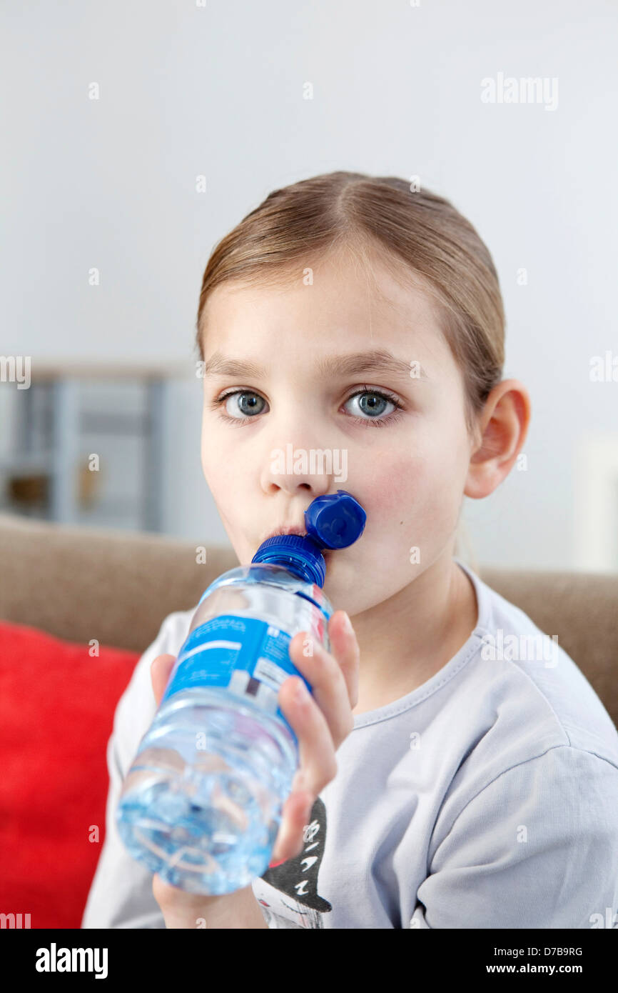 CHILD WITH COLD DRINK Stock Photo - Alamy