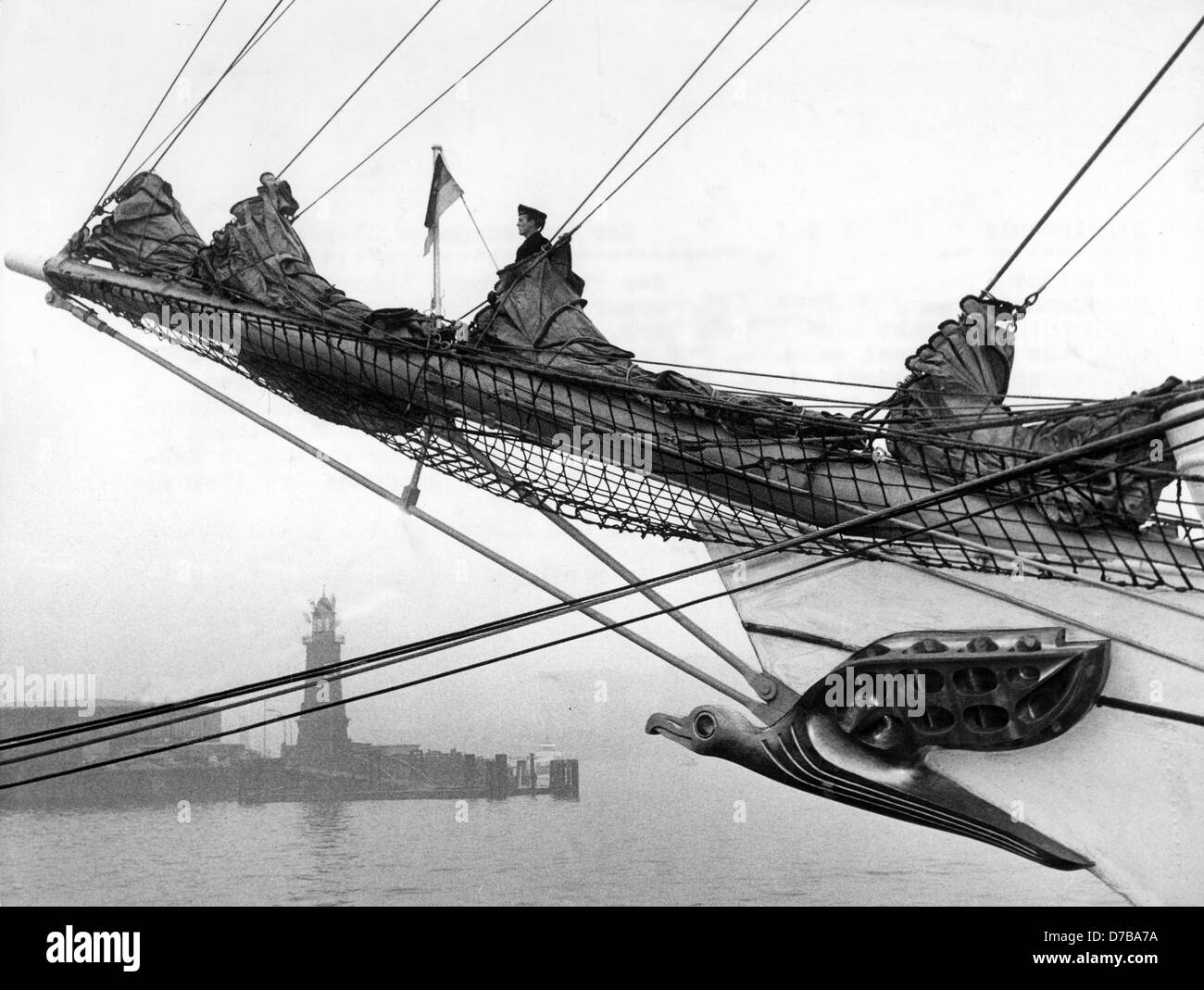 Picture of the sail training ship "Gorch Fock" on the 16th of December ...