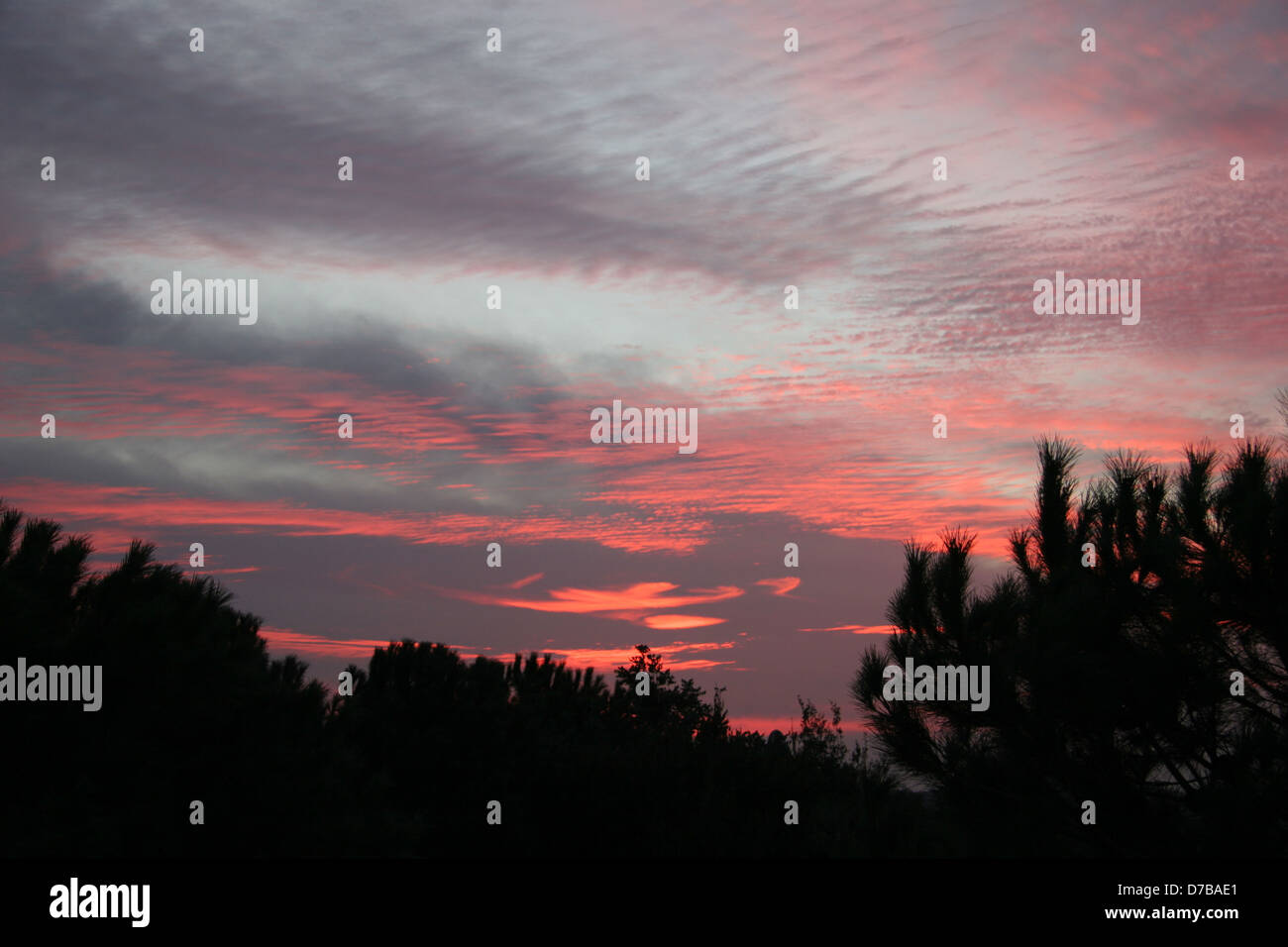 Sunset as viewed from Kammon, Misgav Stock Photo - Alamy